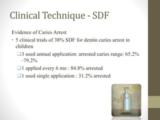 Silver diamine flouride | PPTX