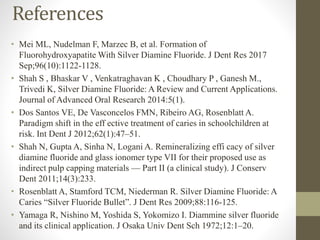 Silver diamine flouride | PPTX