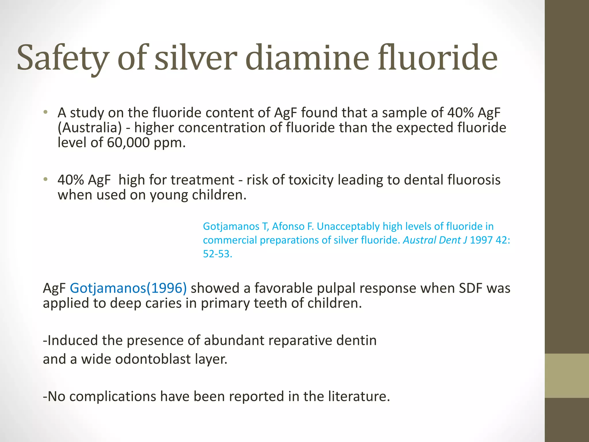 Silver diamine fluoride | PPTX