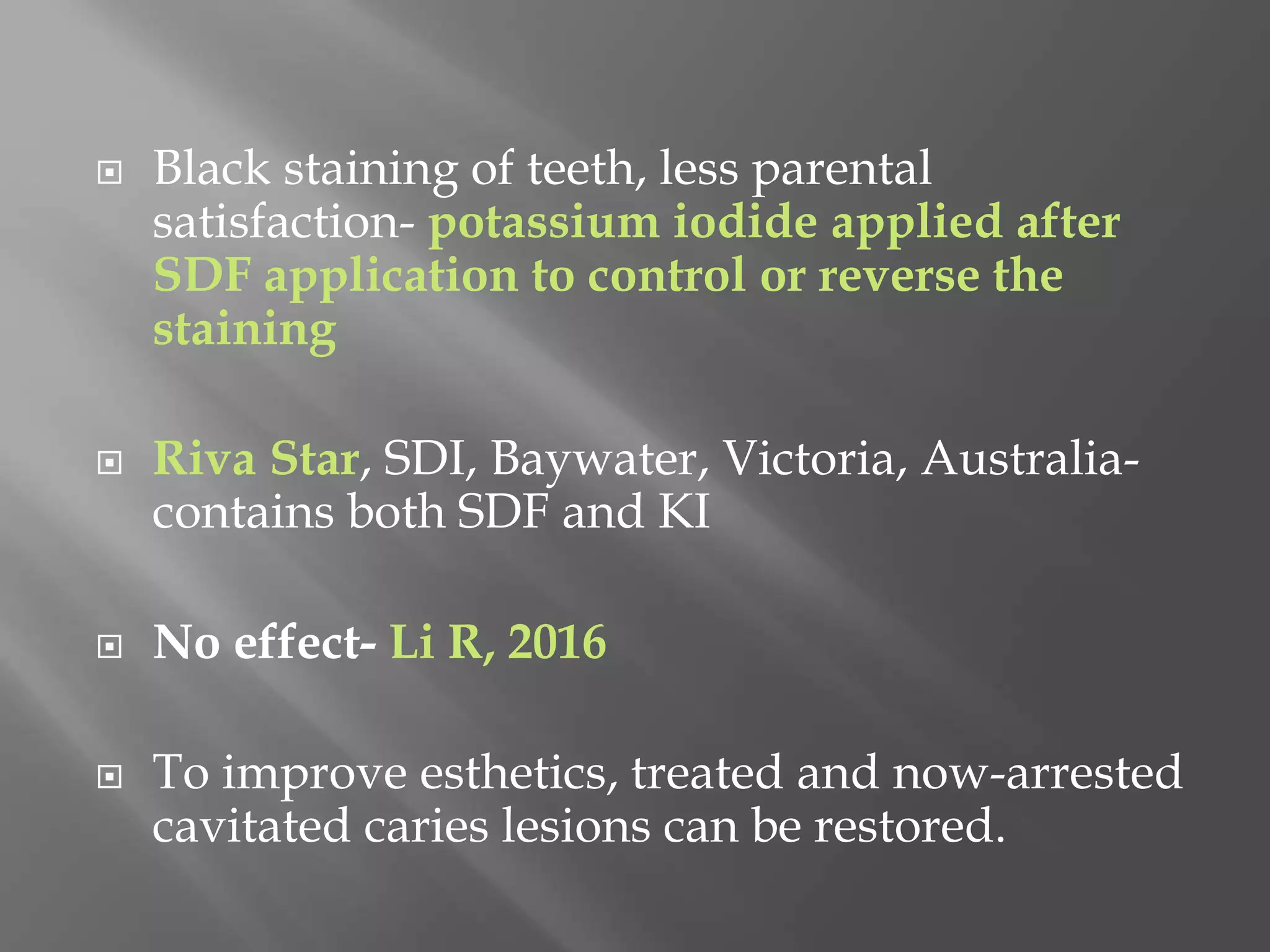 Silver diammine fluoride | PPTX