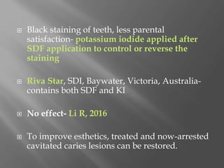 Silver diammine fluoride | PPTX