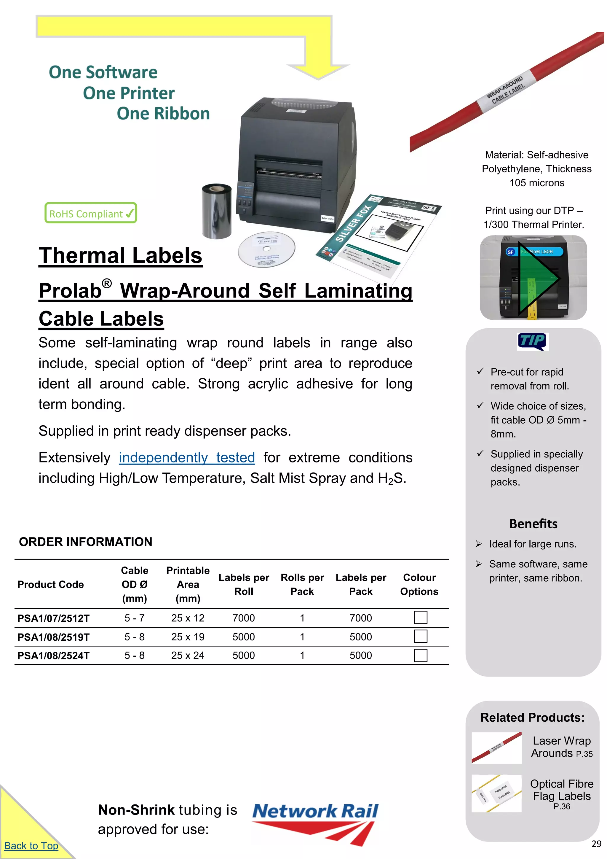 Silver Fox Cable Labelling And Marking Product Catalogue 2015 | PDF