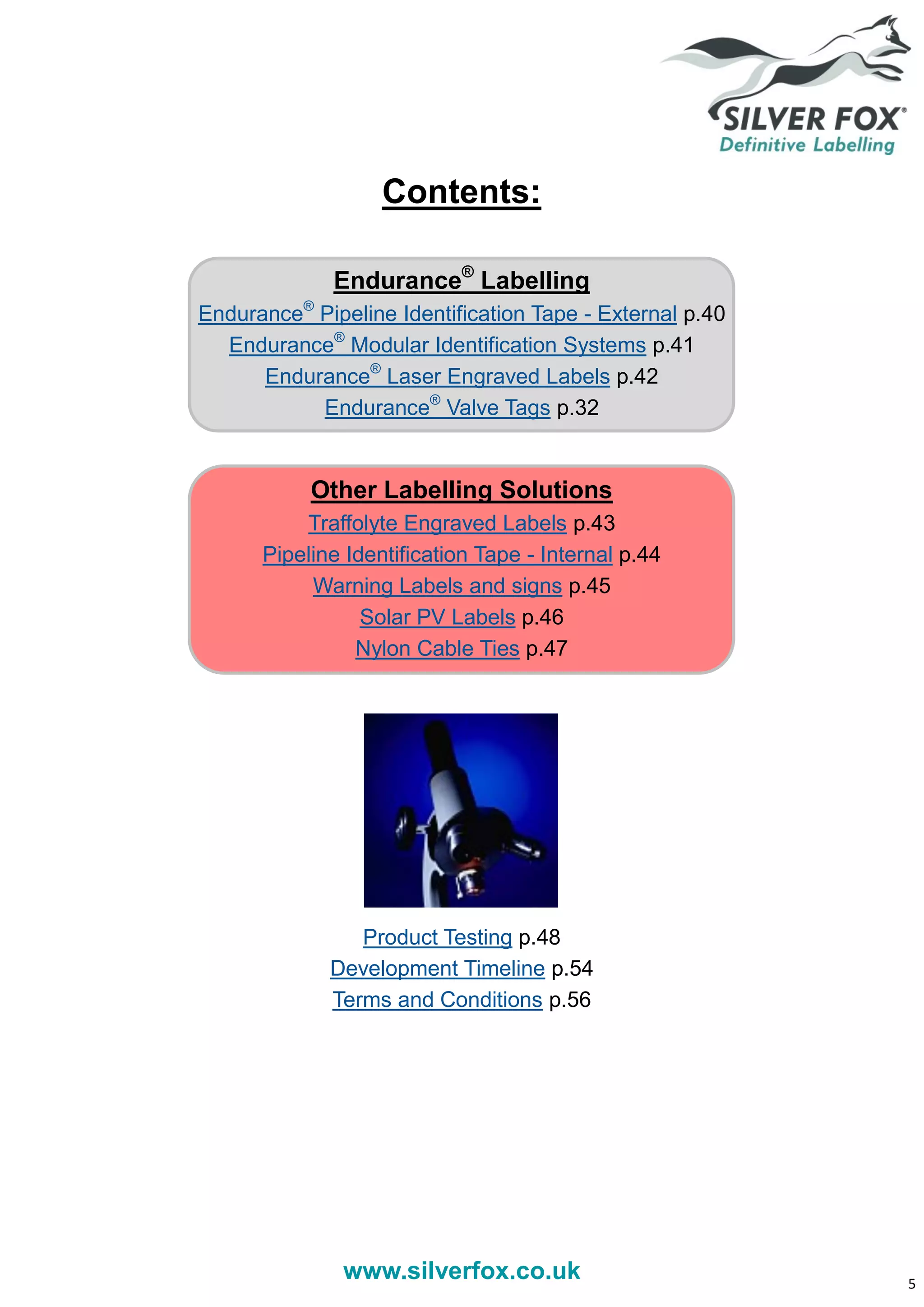 Silver Fox Cable Labelling And Marking Product Catalogue 2015 | PDF