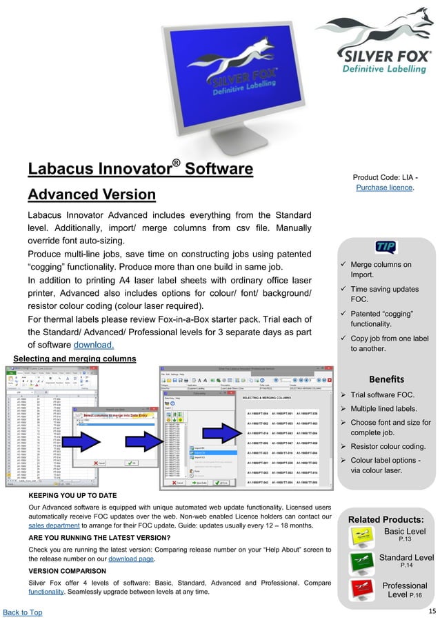 Silver Fox Cable Labelling And Marking Product Catalogue 2015 | PDF ...