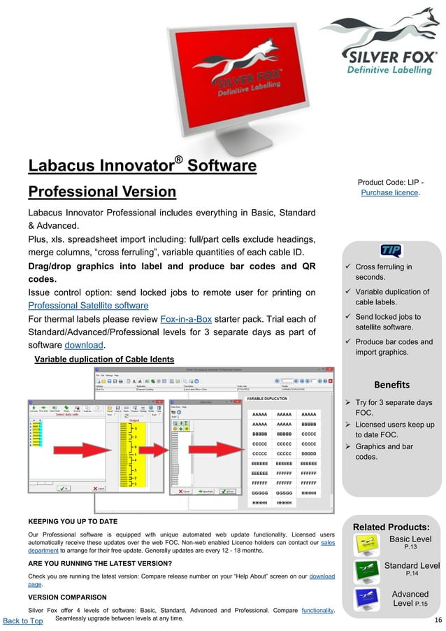Silver Fox Cable Labelling And Marking Product Catalogue 2015 | PDF ...