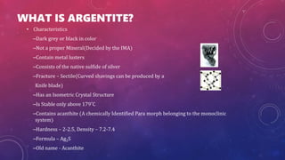 Silver Made from Argentite!!@@**&^%$&.pptx