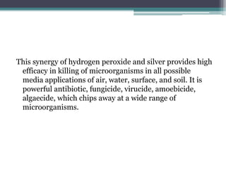 Silver Hydrogen Peroxide | PPTX