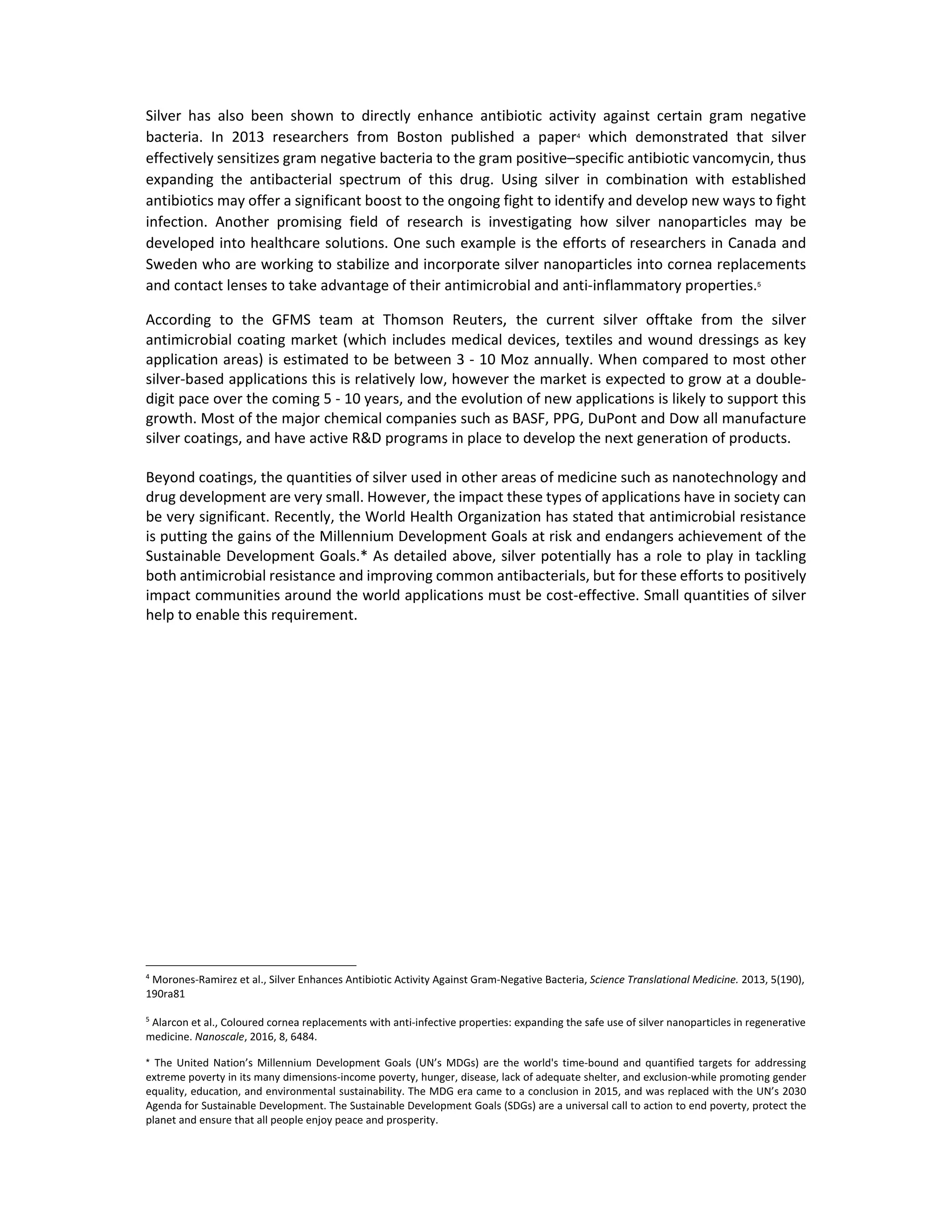 Silver in medicine – past, present and future | PDF