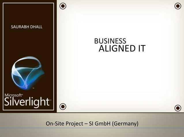 Silverlight - Onsite Delivery Model | PPTX