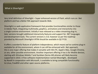 Silverlight - Onsite Delivery Model | PPTX