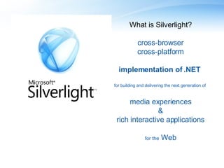Silverlight Briefing Deck | PPT