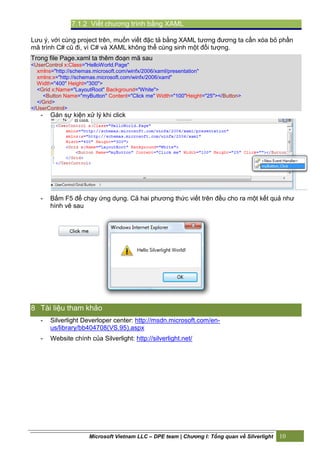 Silverlight chapter 1 | PDF