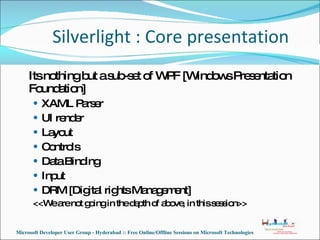 Silverlight Demos For Beginners | PPT