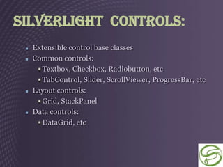 Silverlight development | PPSX