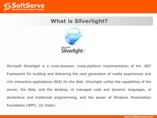 Silverlight overview | PPT