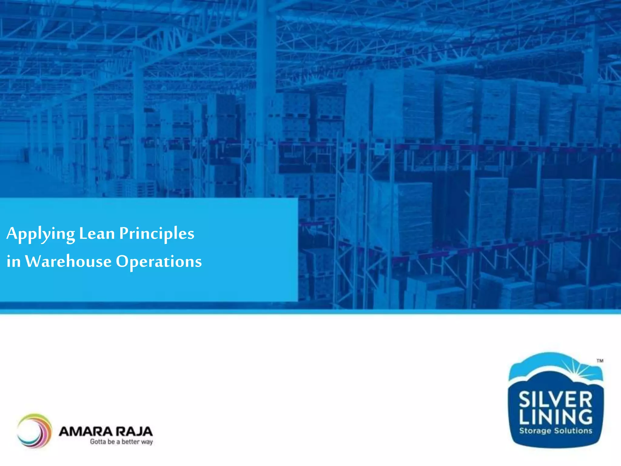 Applying Lean Principles in Warehouse Operations | PDF