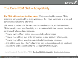 PBMI Presentation On PBM Marketplace | PPT