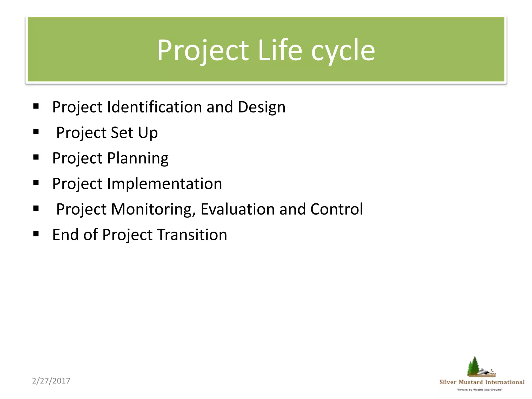 Project Planning, Design and Management | PPTX