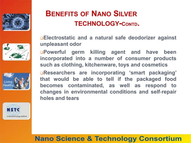 Nano Silver Technology | PPTX | Home Appliances | Home & Garden