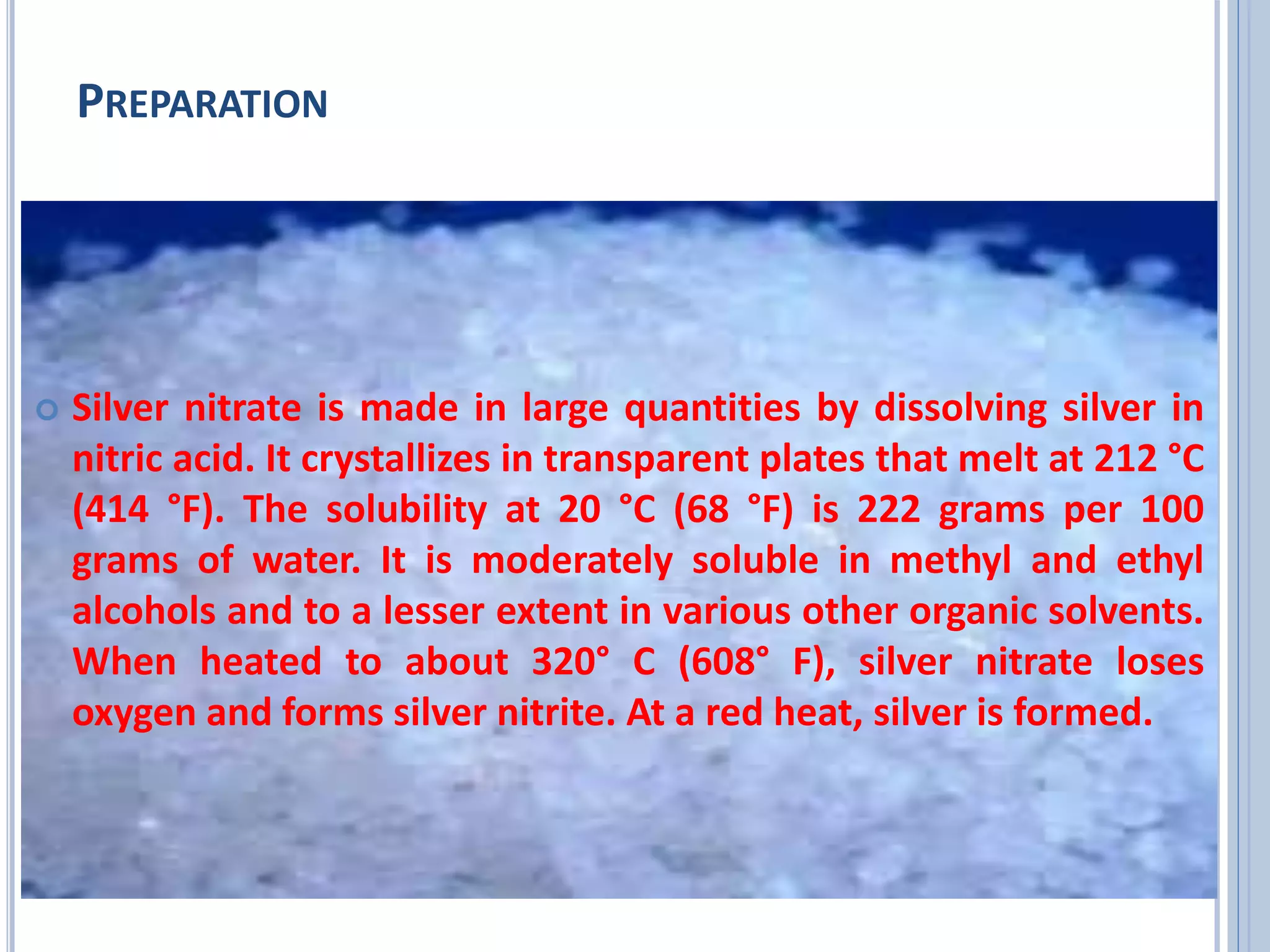 Silver nitrate | PPTX