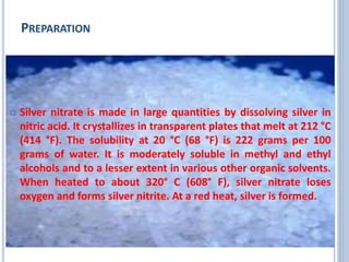 Silver nitrate | PPTX
