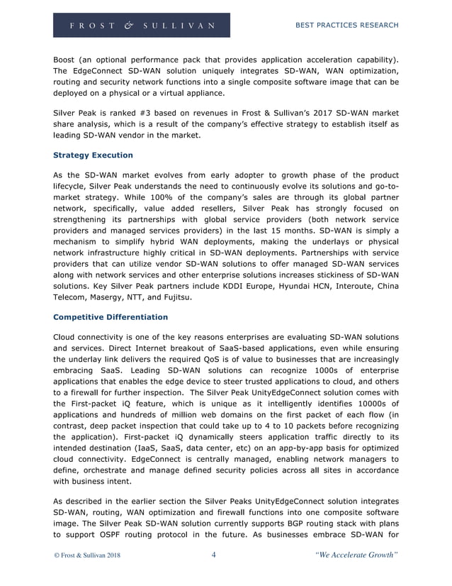 Silver Peak Award Write Up | PDF