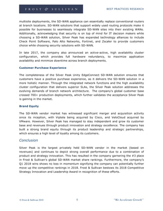 Silver Peak Award Write Up | PDF