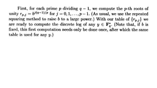 Silver-Pohlig-Hellman Algorithm | PDF