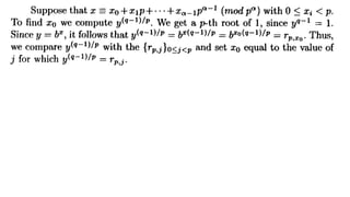 Silver-Pohlig-Hellman Algorithm | PDF