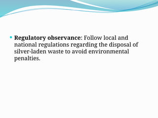 Silver recovery in radiology fixer solutions.pptx