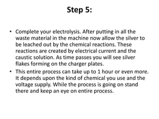 Silver recovery method converted | PDF