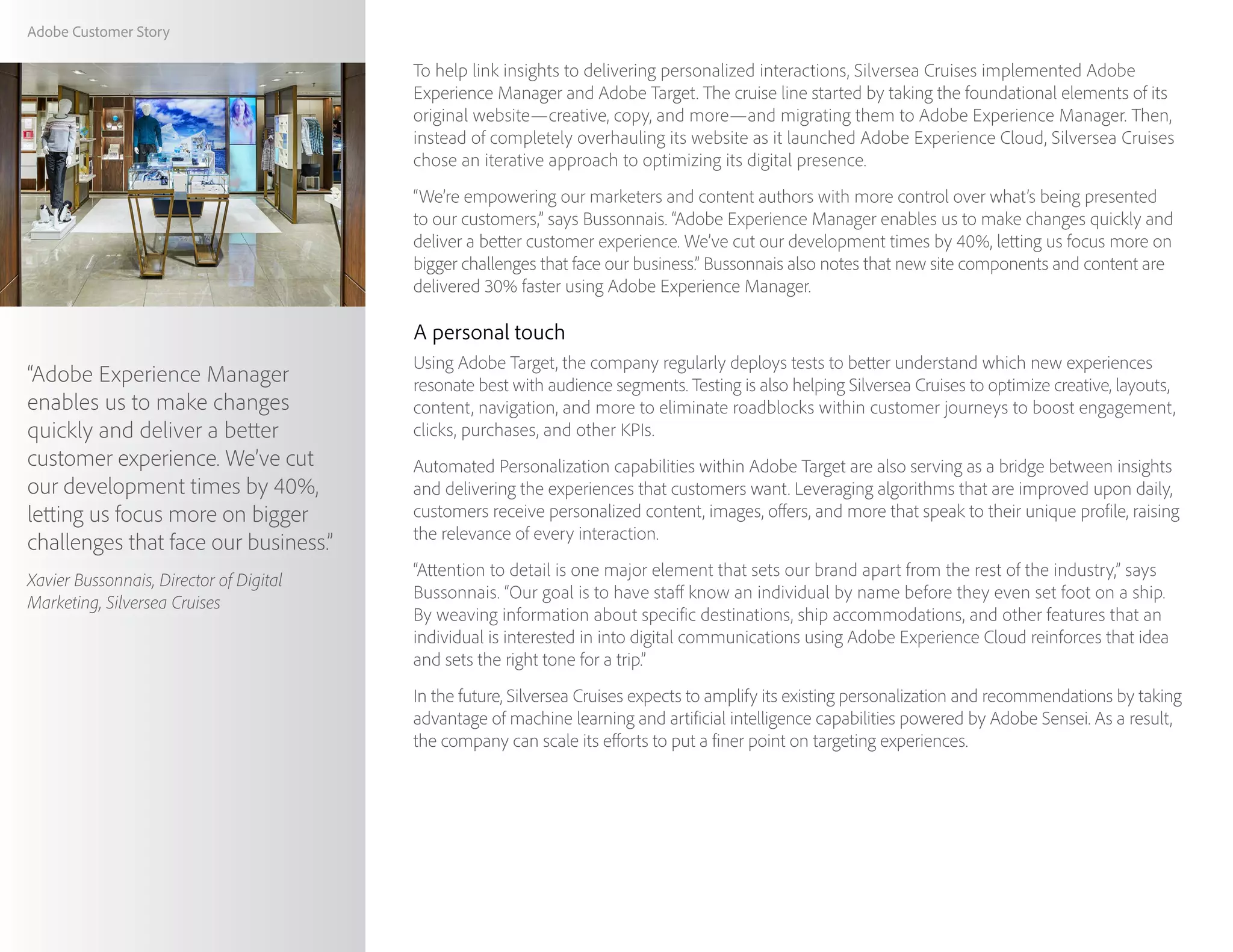 Silversea - Digital Case Study | PDF