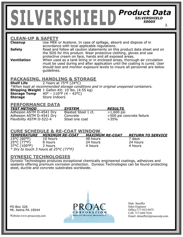 Silvershield data sheet | PDF