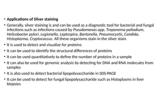 SILVER STAINING METHODS, CLASSIFICATIONS OF SILVER STAINS | PPTX
