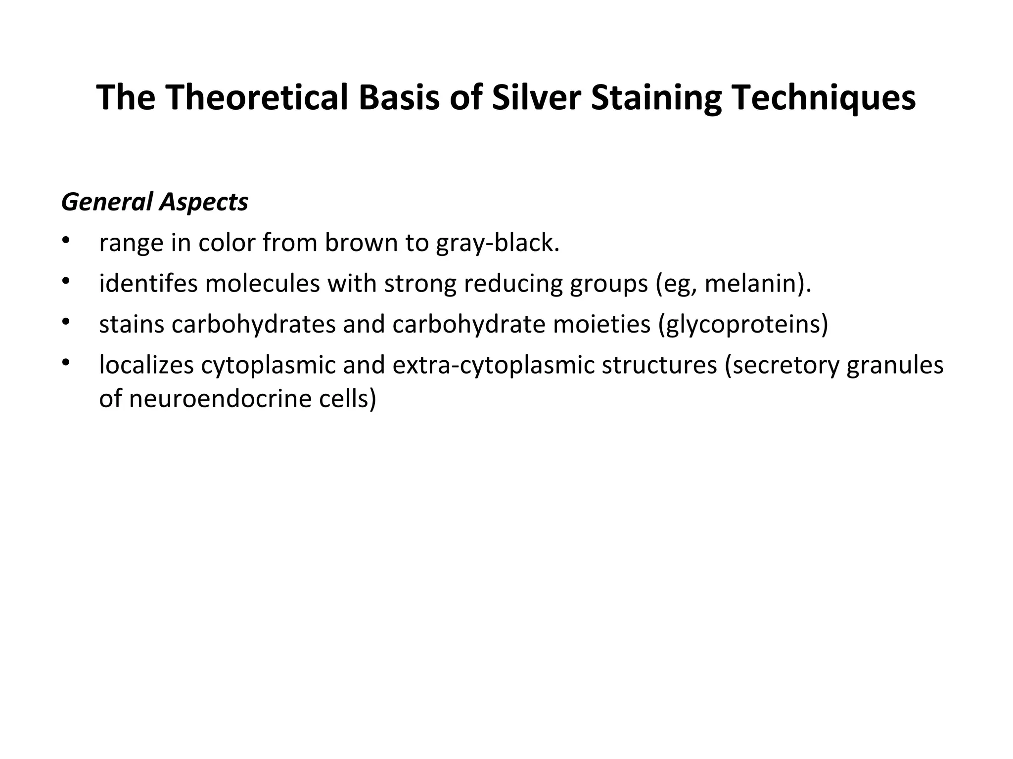 Silver Staining | PPT
