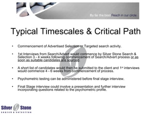 Silver Stone Search & Selection Ltd Presentation | PPT