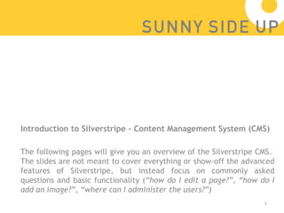 Silverstripe Manual | PPT | Web Design and HTML | Internet