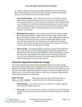 Silverton cleversafe-object-based-dispersed-storage | PDF
