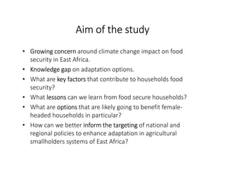 Household and food security: what lessons can we learn from food secure ...