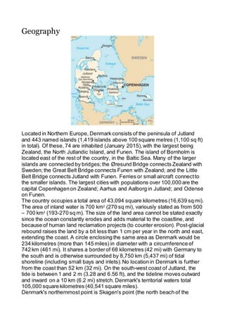 Denmark | DOCX | Europe Travel | Travel Locations