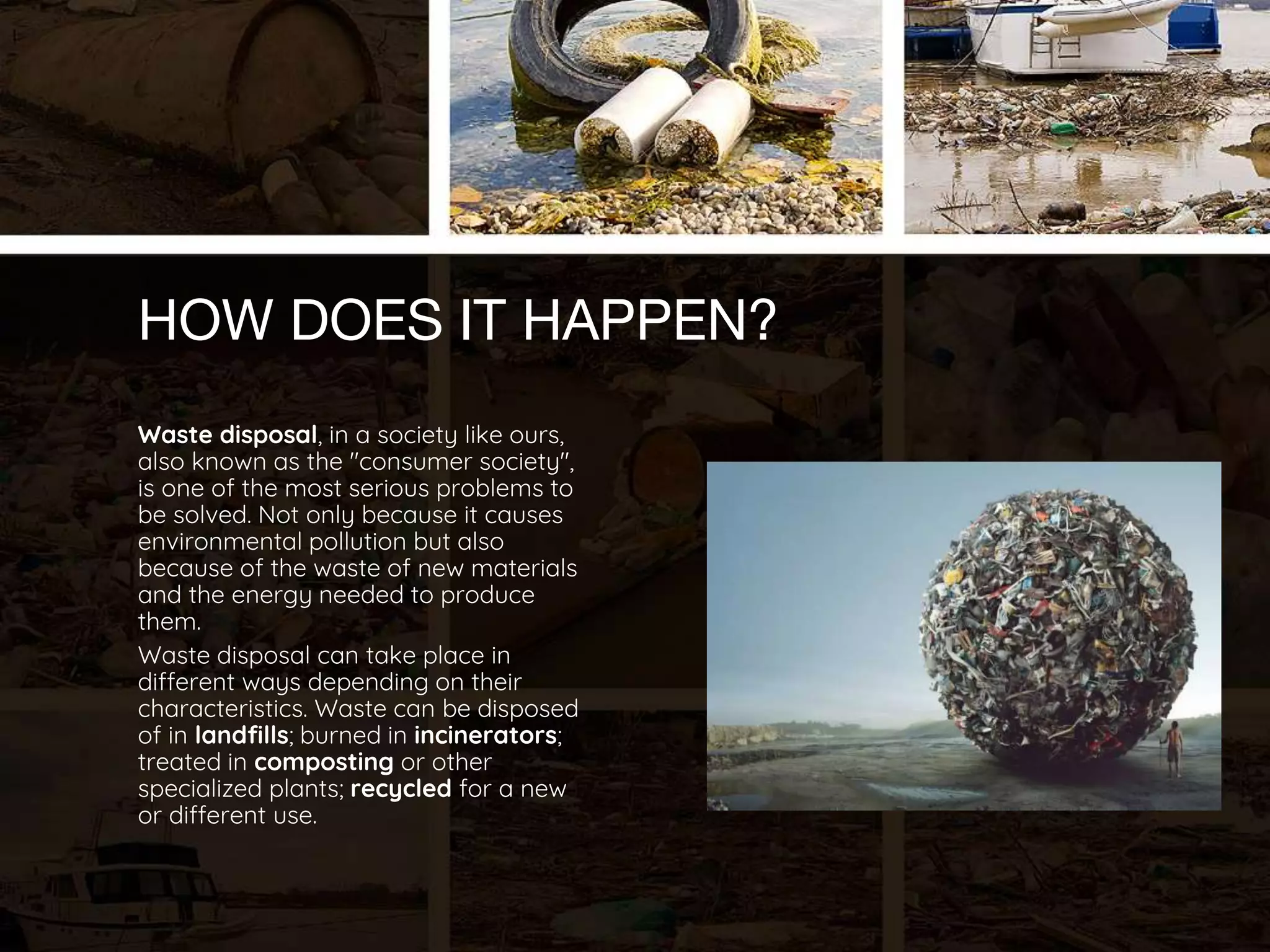 Lo smaltimento dei rifiuti | PPT