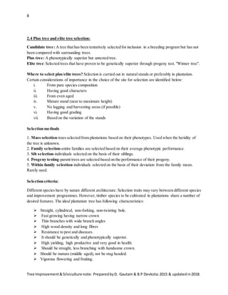 Silviculture second iof | DOCX