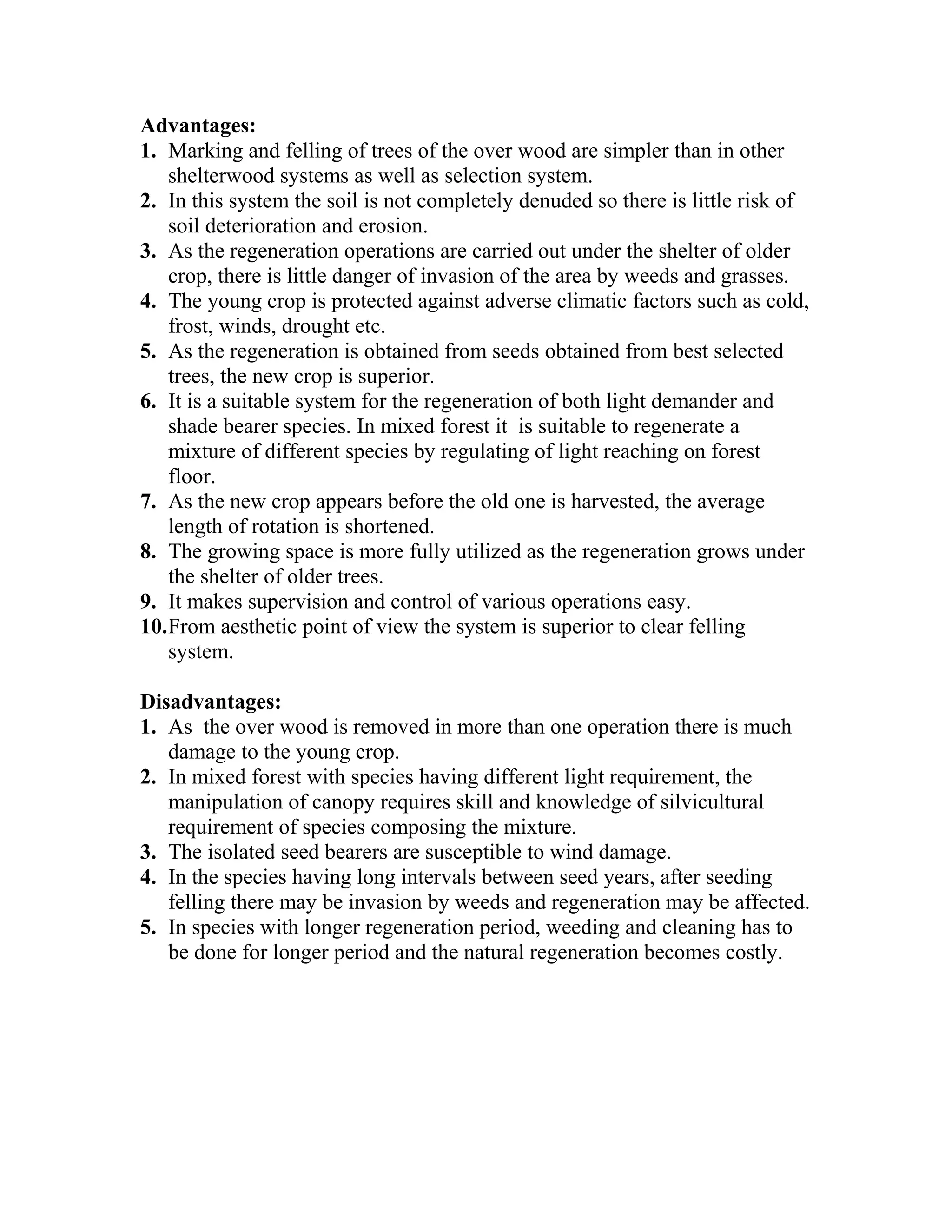 Silviculture iof (silviculture system) | DOC