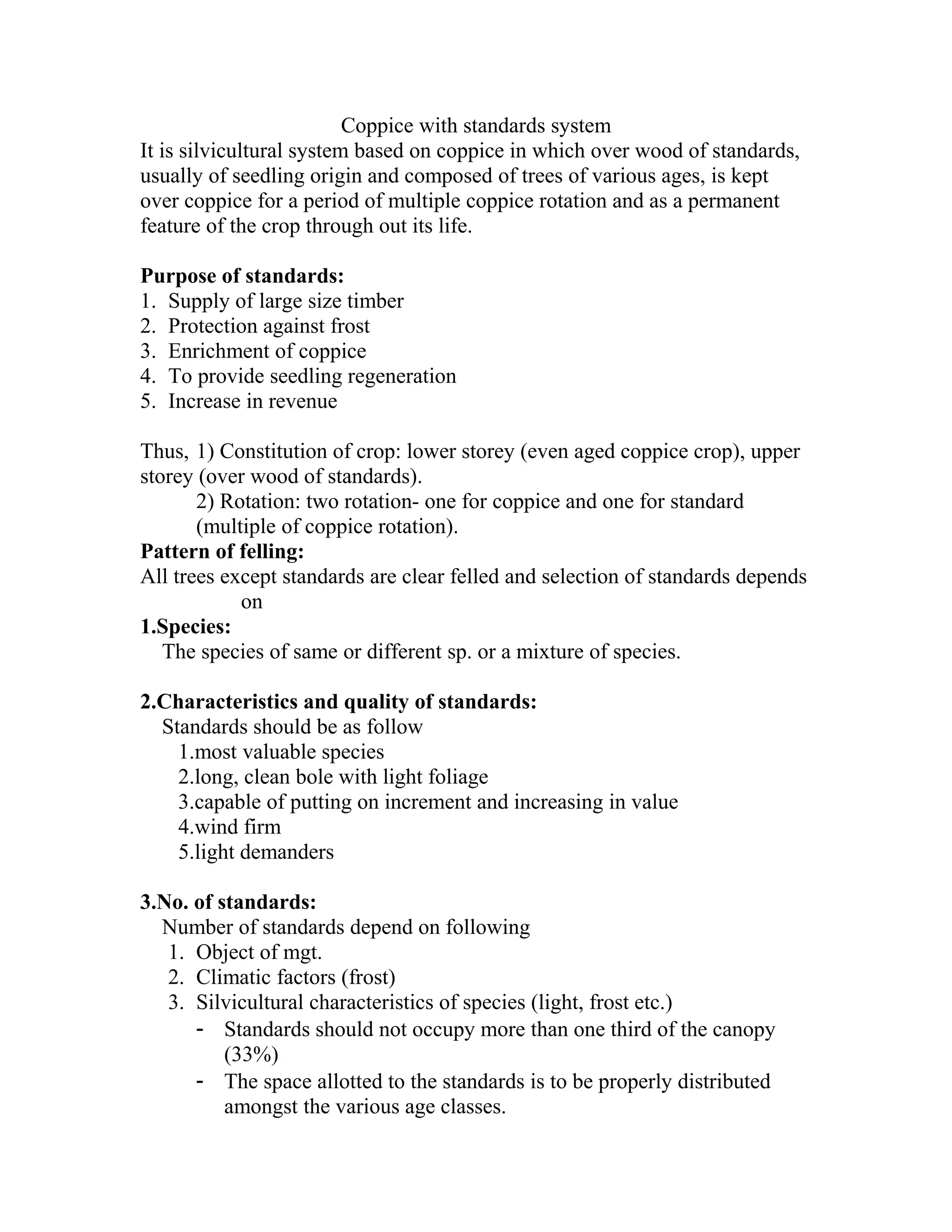 Silviculture iof (silviculture system) | DOC