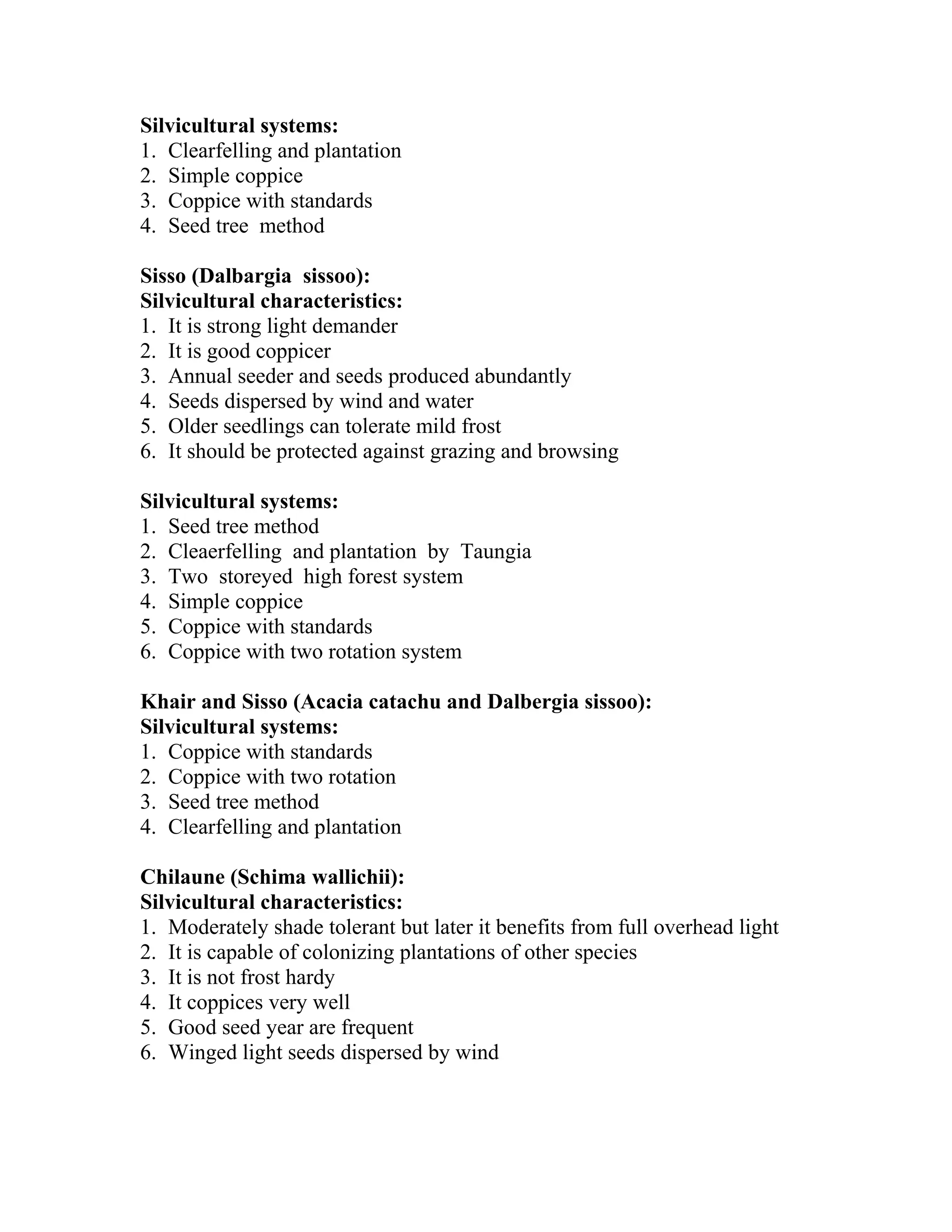 Silviculture iof (silviculture system) | DOC