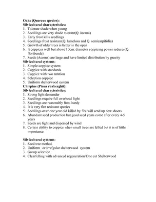 Silviculture iof (silviculture system) | DOC