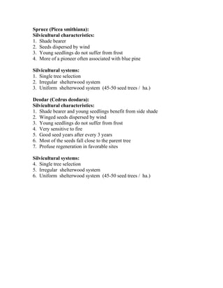 Silviculture iof (silviculture system) | DOC