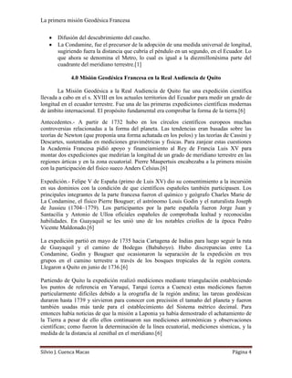 La primera misión Geodésica Francesa | DOCX