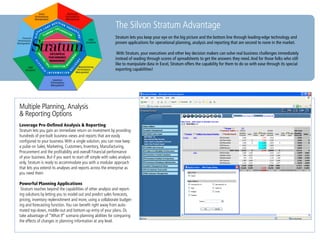 Silvon Stratum - Supply Chain Business Intelligence - Solution Overview ...