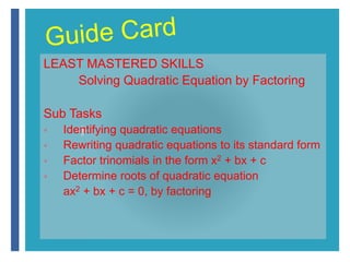 Strategic Intervention Materials | PPTX